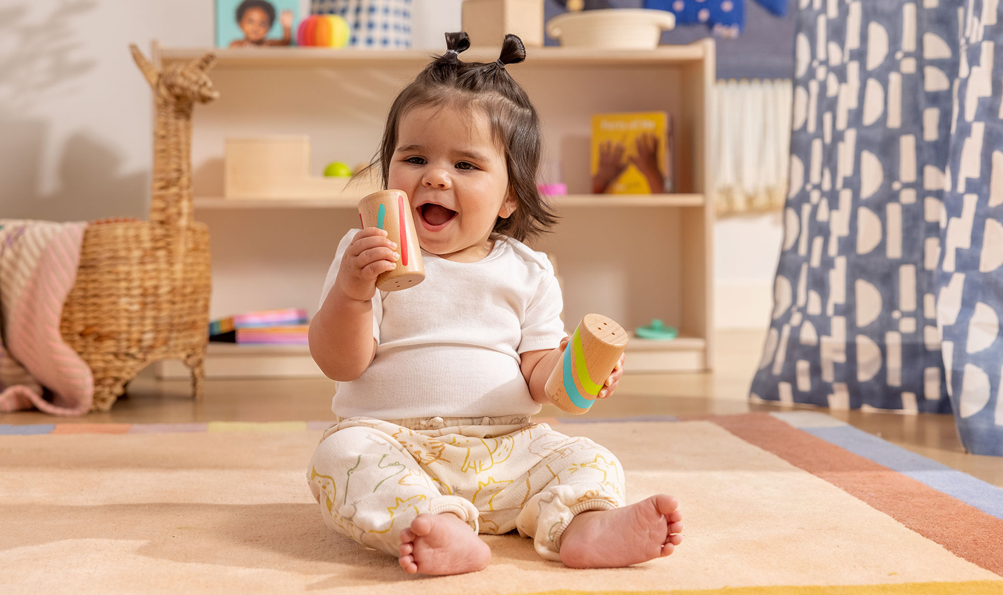 Introducing the Wooden Sound Cylinders to The Inspector Play Kit | Lovevery